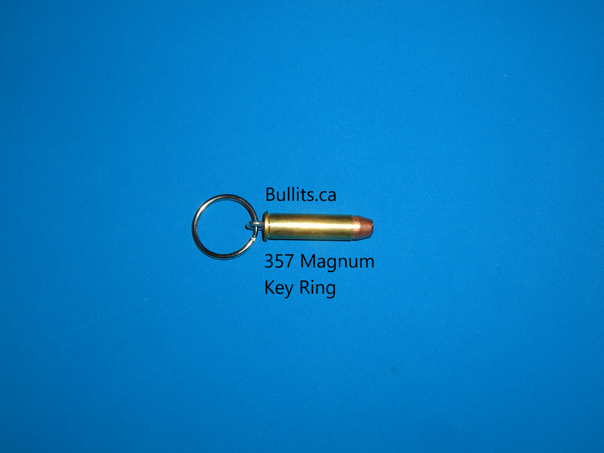 Key Ring: 357 Magnum – Bullits.ca
